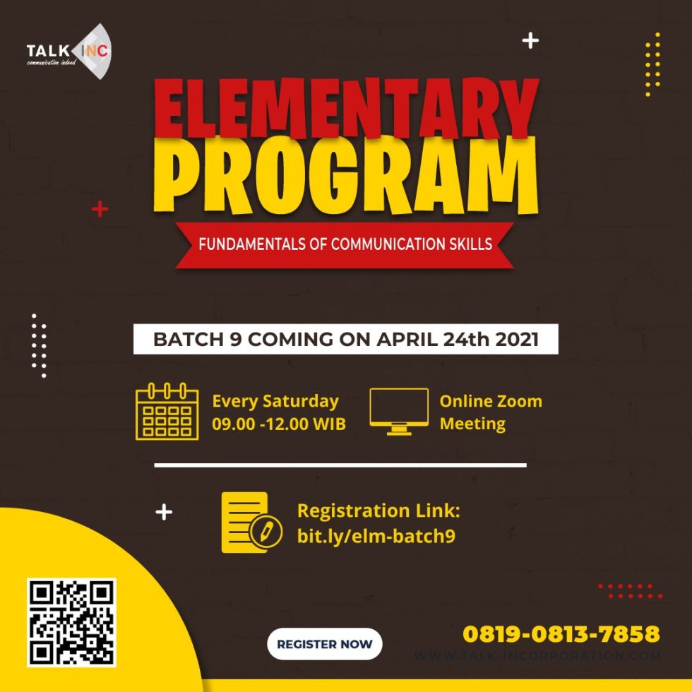 TALKinc - Sekolah Presenter TV / MC dan Public Speaking