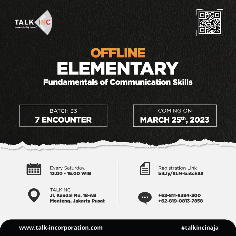 TALKinc - Sekolah Presenter TV / MC dan Public Speaking